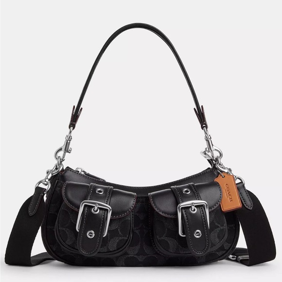 Coach | Bags | Nwt Rare Coach Ashton Baguette In Signature Denim In ...
